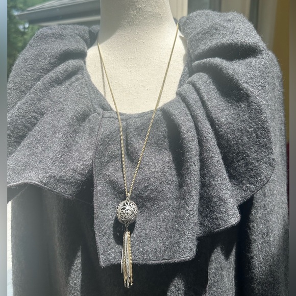 Ann Taylor | Jackets & Coats | Ann Taylor S Euc Charcoal Gray Wool ...